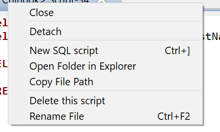 Add menu item "Create SQL script" · Issue #15168 · dbeaver/dbeaver · GitHub