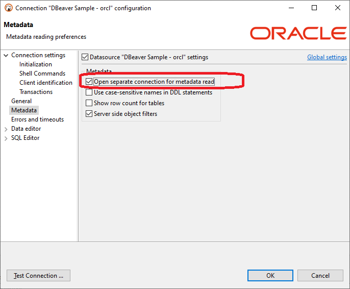 Optimize Oracle metadata read · Issue #15538 · dbeaver/dbeaver · GitHub
