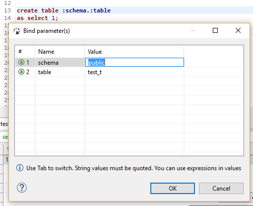 Bug Sql Parameters Dont Work In Certain Queries · Issue 1766 · Dbeaverdbeaver · Github