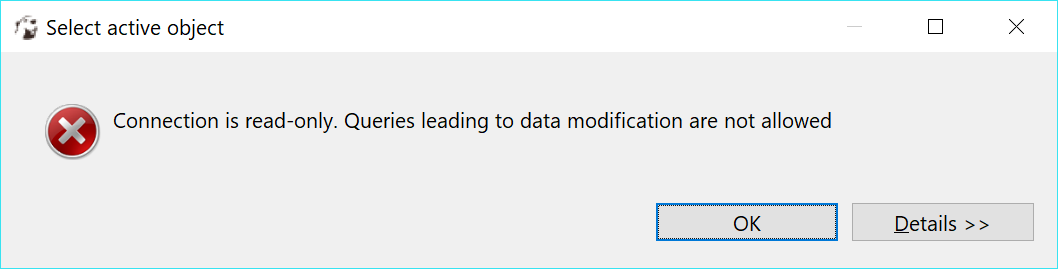 read-only connection, cannot do a select in custom query · Issue #2413 ...