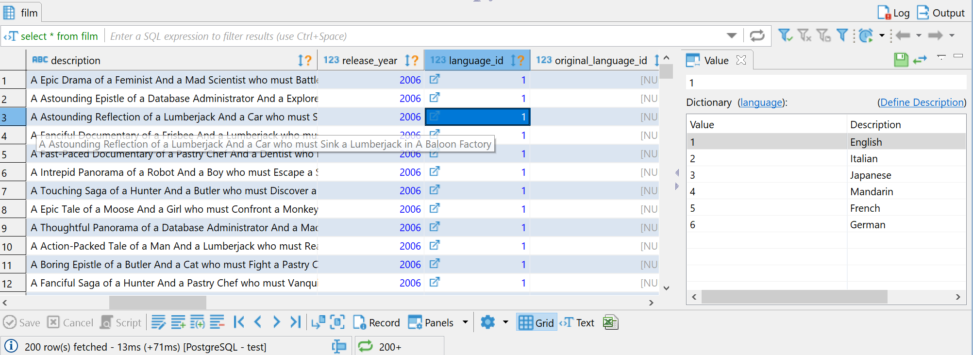 Enhacement: Show reference values when inserting or updating a Foreign ...