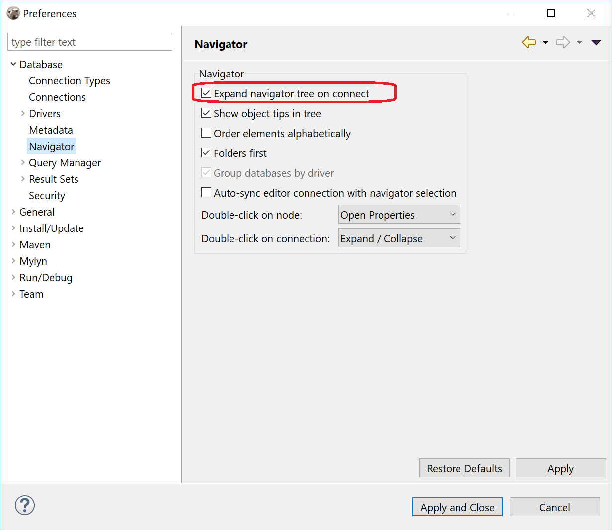 Add of command line parameter that expands the connection in the ...