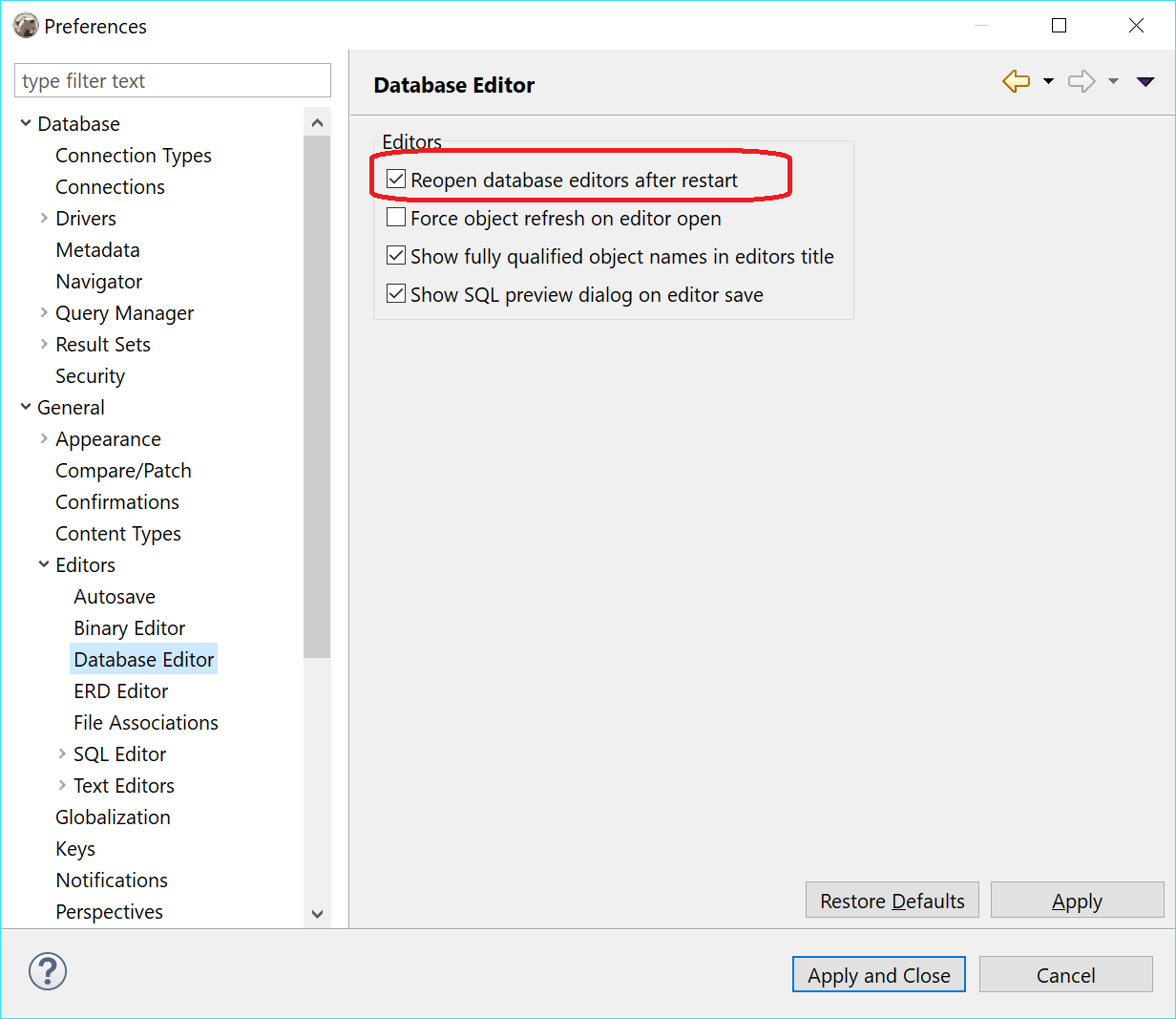 Prevent restoring editor · Issue #2803 · dbeaver/dbeaver · GitHub