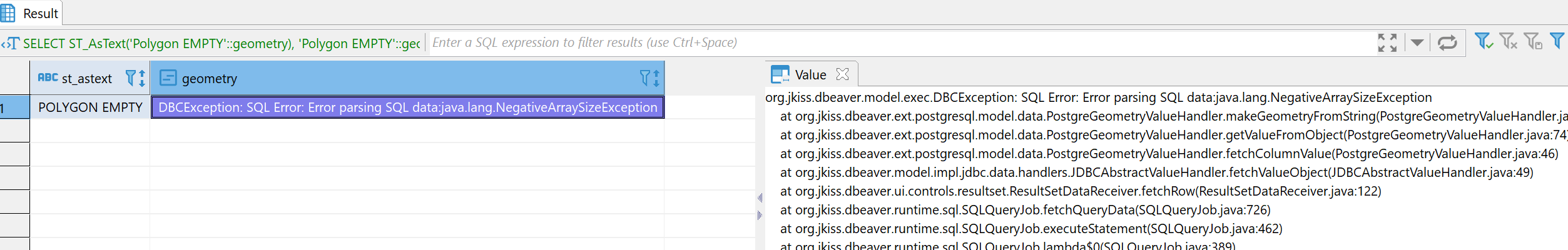 Show cell reading error in grid · Issue #4145 · dbeaver/dbeaver · GitHub