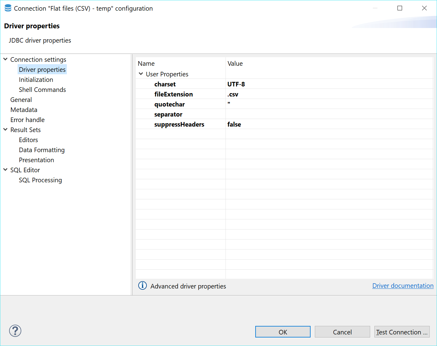 How can I use tab as column separator in CSV jdbc driver? · dbeaver · Discussion #4064 · GitHub