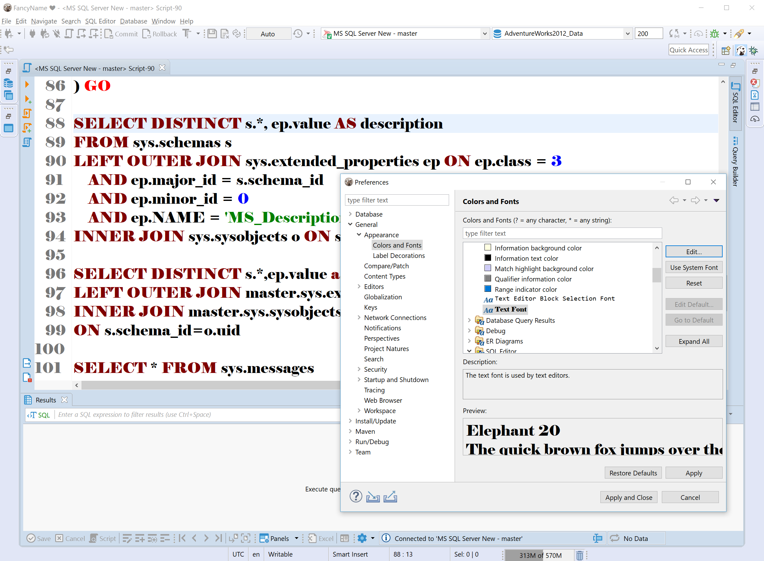 Font Settings · Issue #5246 · dbeaver/dbeaver · GitHub