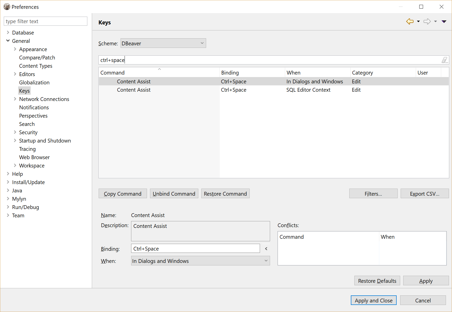 Autocompletion Selection Space Or Dot · Issue 5622 · Dbeaverdbeaver · Github