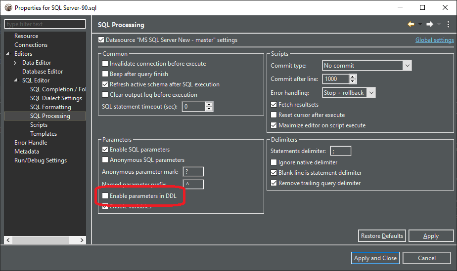 Binding parameters dont work while creatting temp table · Issue #7628 · dbeaver/dbeaver · GitHub