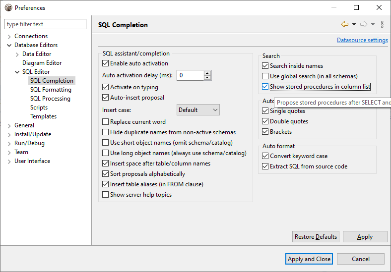 Autocomplete for user-defined procedures/functions? · Issue #9588 · dbeaver/dbeaver · GitHub