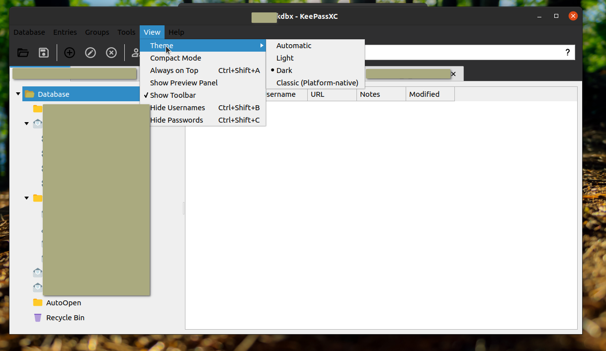 [Linux] Half dark mode on start · Issue #6127 · keepassxreboot ...