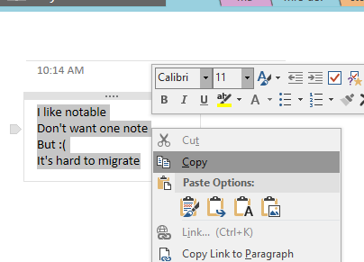 Rich paste support · Issue #1219 · notable/notable · GitHub