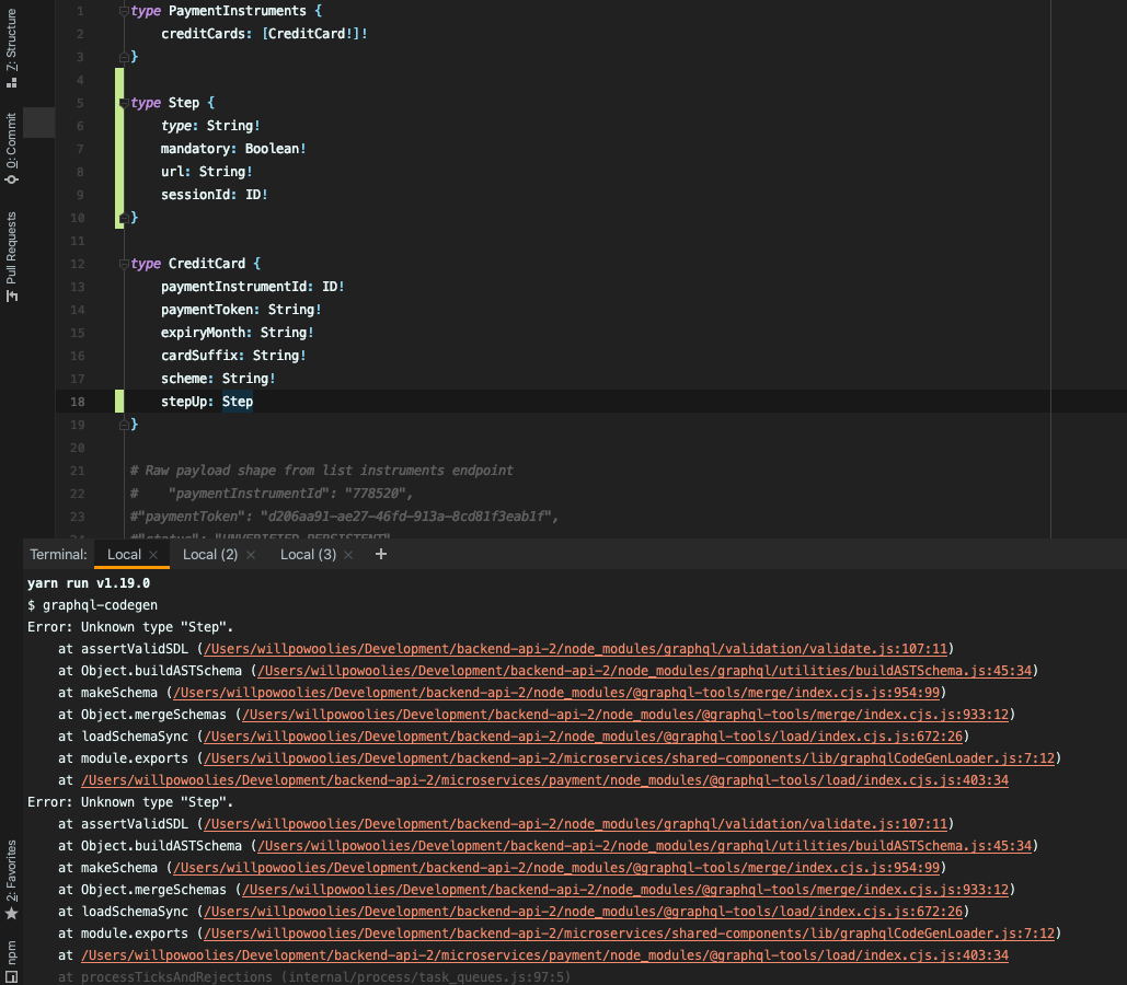 Import of types nested 2+ levels deep fail to be found when loading schema · Issue #4303 ...