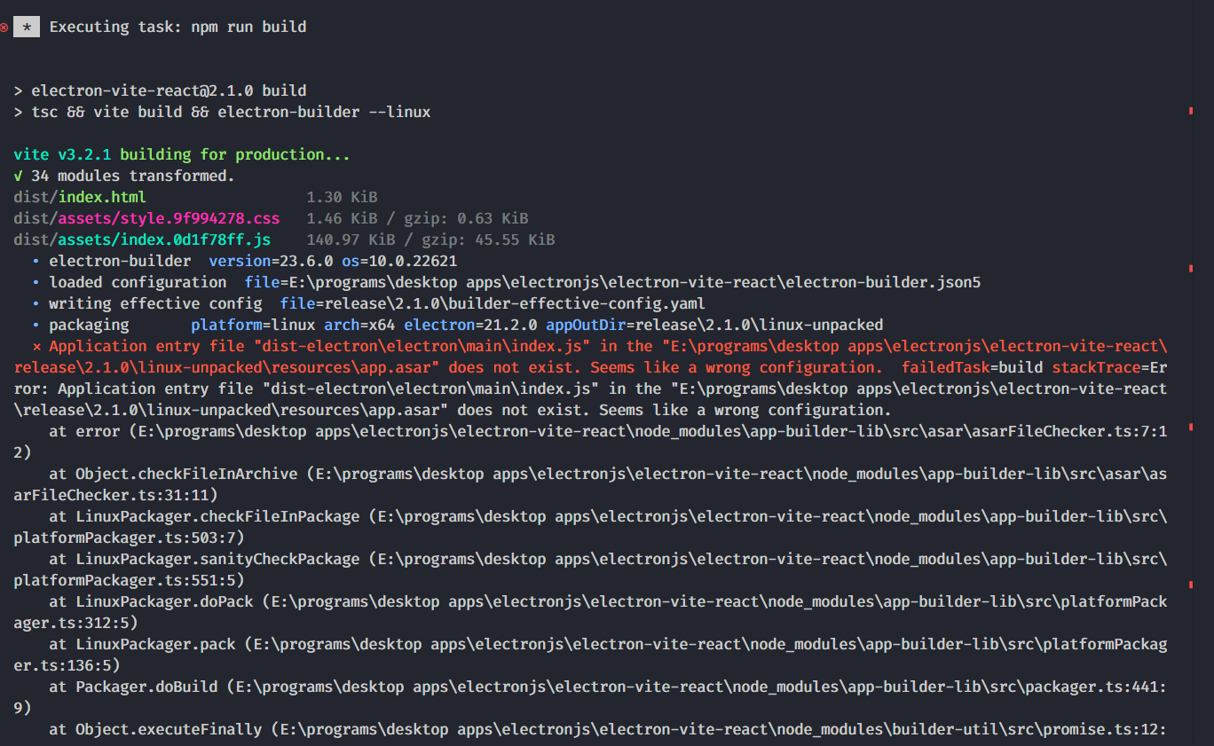 Build is not working · Issue #79 · electron-vite/electron-vite-react · GitHub