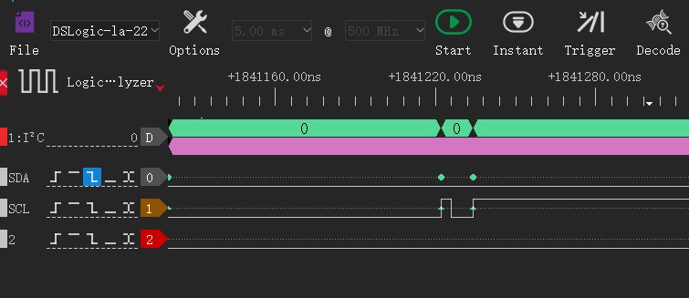 Wrong I2C decoding. Some bytes reassembled from 7 bits instead of 8 ...