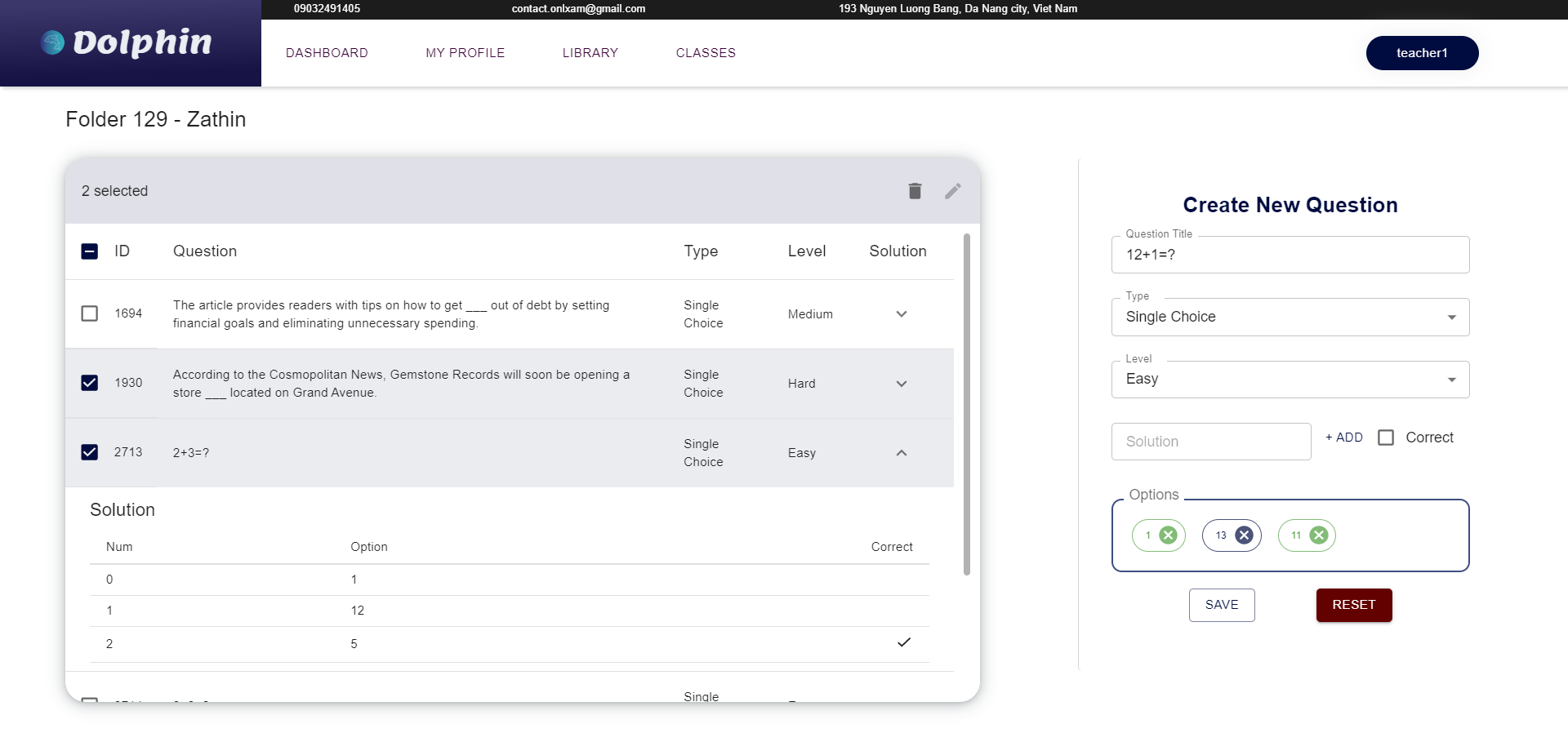 GitHub - cathng11/OnlExamWeb