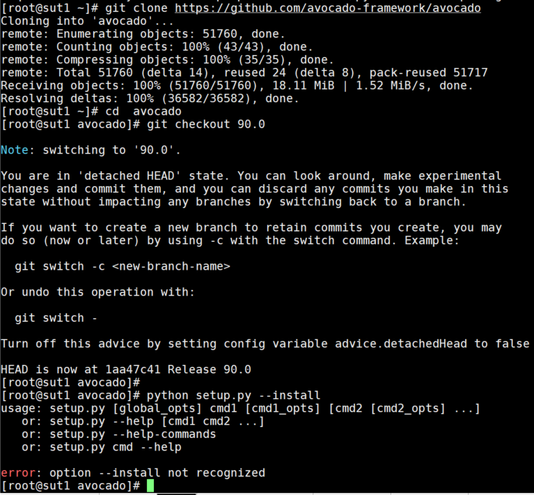 After running lvsetup.py in Rhel8.4 with Avocado (version: 92.0), it ...