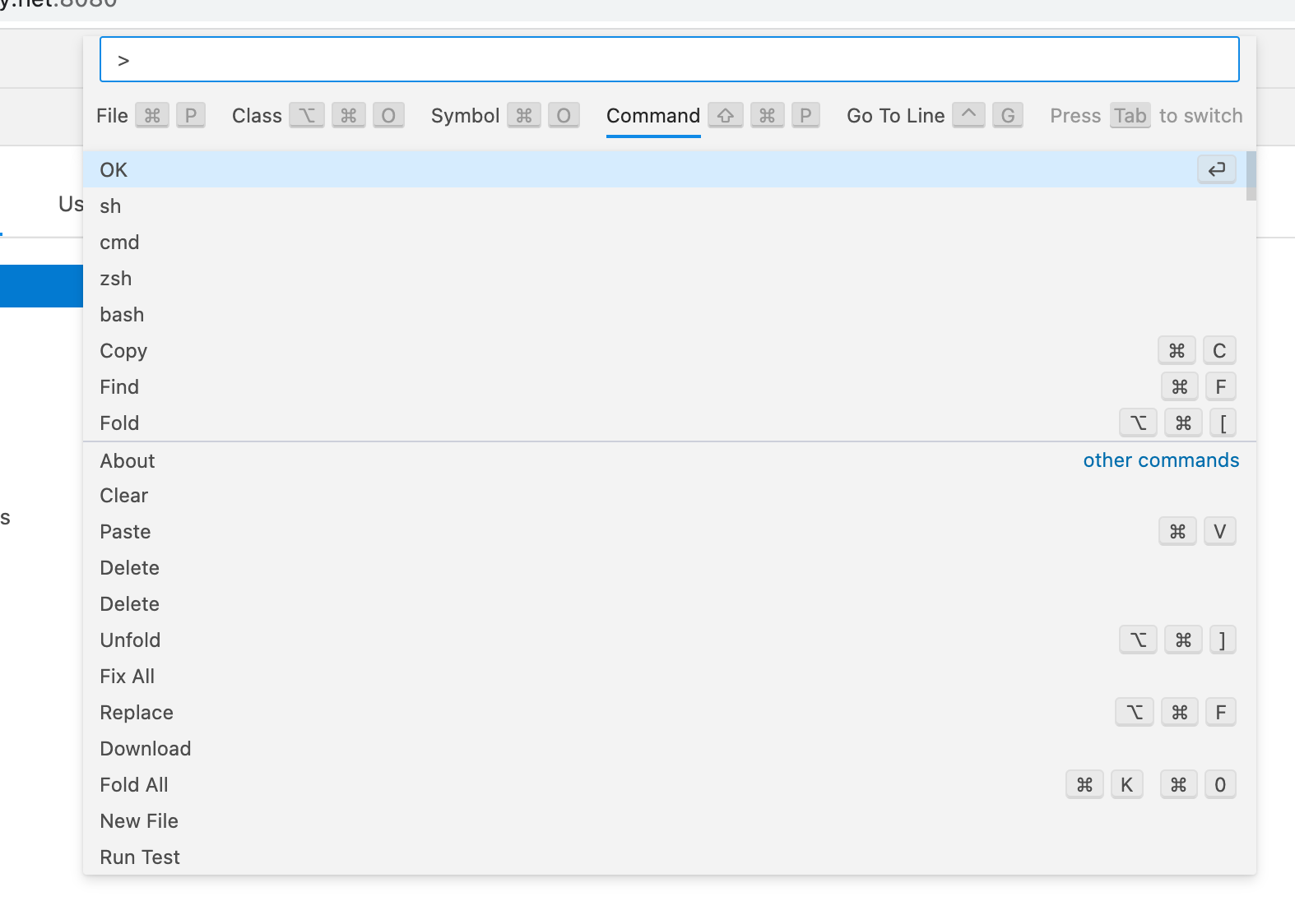 [BUG] quickpick 最匹配的命令没有在第一列 · Issue #1846 · opensumi/core · GitHub