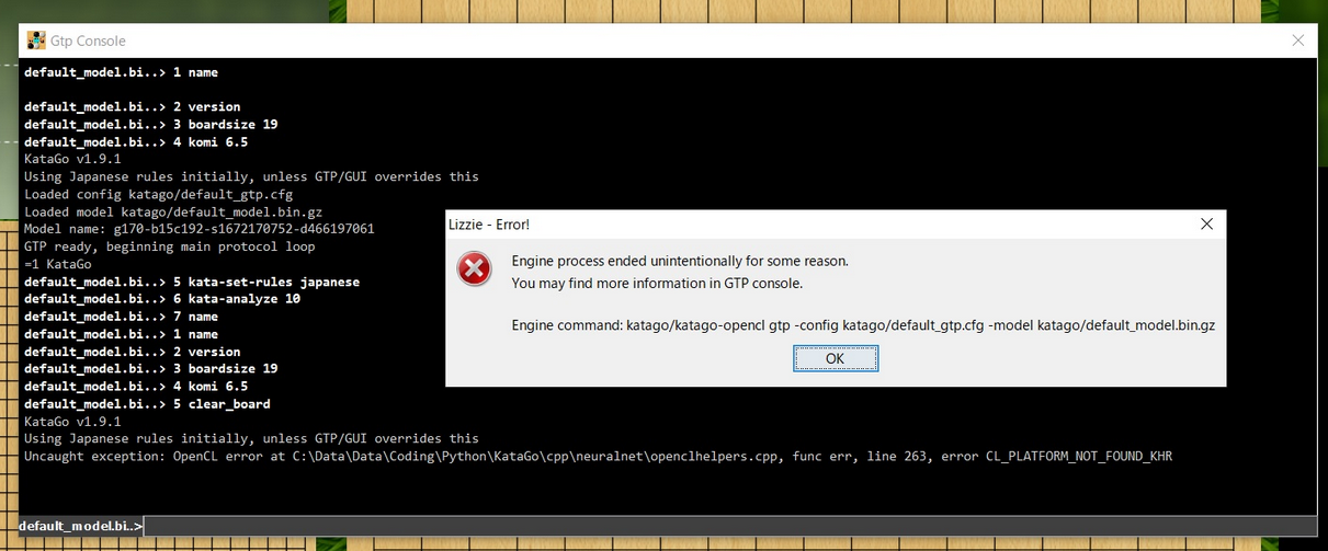 KataGo-OpenCL fails on Radeon RX 560 · Issue #539 · lightvector/KataGo · GitHub