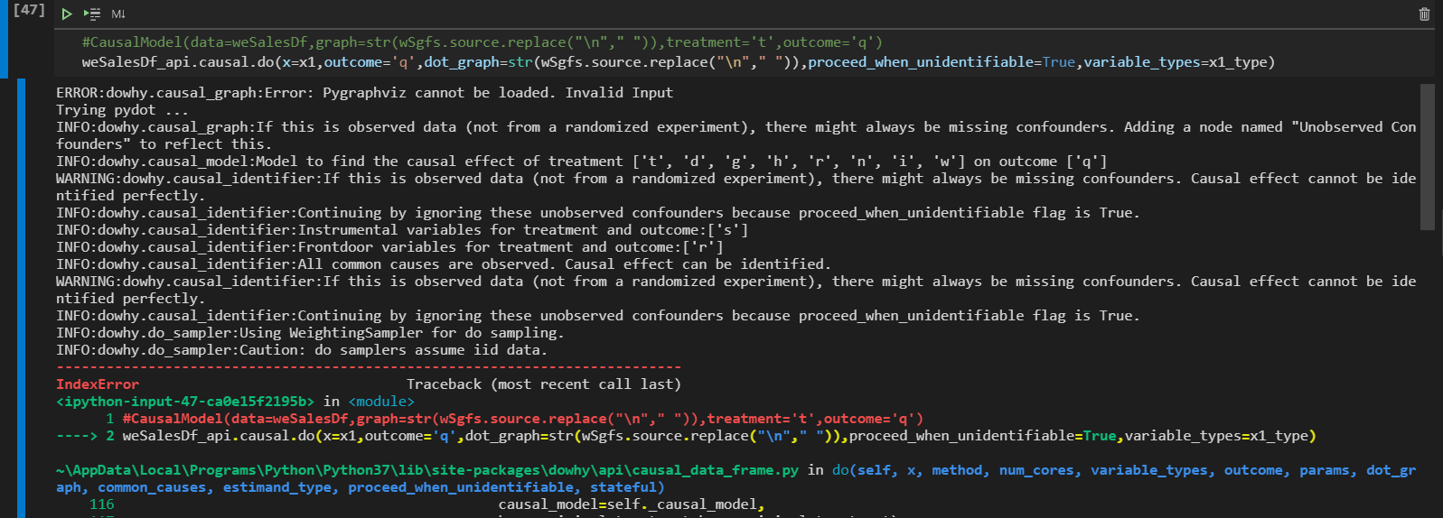 Arrays Used As Indices Must Be Of Integer Or Boolean Type · Issue 225 · Py Whydowhy · Github