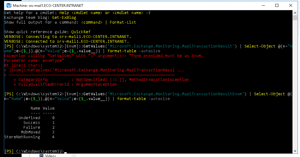 [apps::microsoft::exchange::local::plugin] mode=databases - mapi test ...
