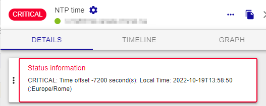 os::windows::wsman::plugin --mode=time - CRITICAL: Time offset -7200 second(s): Local Time: 2022 ...