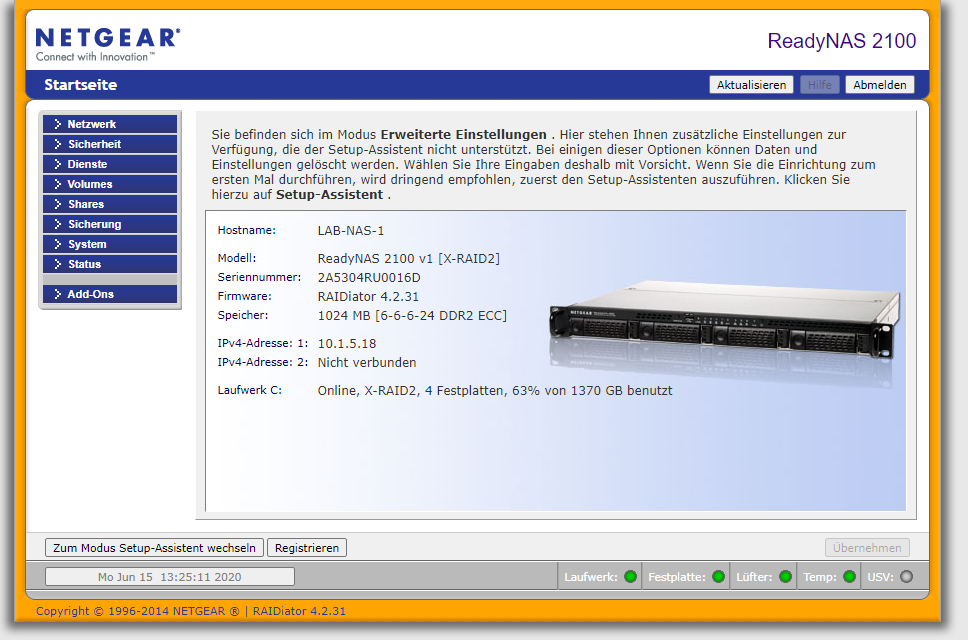 [storage::netgear::readynas::snmp::plugin] --mode=hardware UNKNOWN: SNMP Table Request : Unknown ...