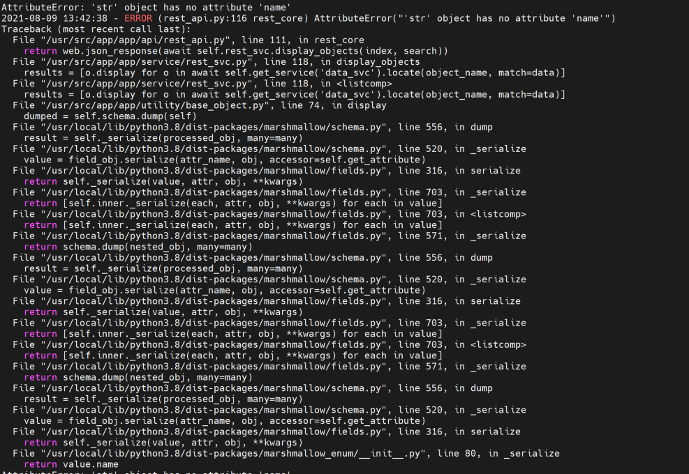Port Scanning cause general failure · Issue #2216 · mitre/caldera · GitHub