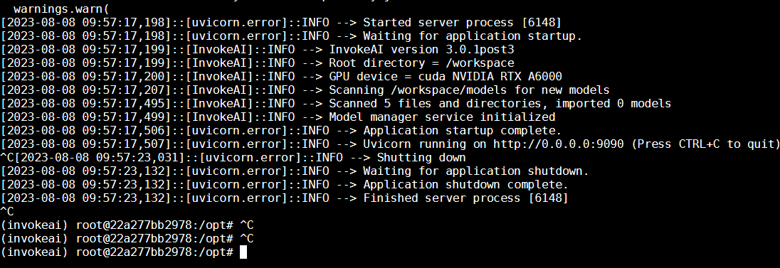 [bug]: Invoke AI not work with Runpod (always disconnected) · Issue #4154 · invoke-ai/InvokeAI ...