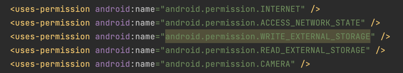 check permission truy cập thư viện ảnh · Issue #37 · FPT-NMTung/Shopping-Android · GitHub
