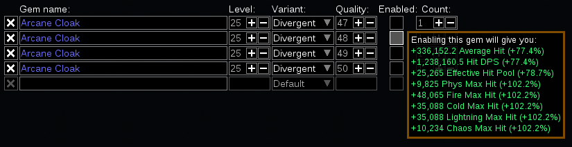 Divergent Arcane Cloak Calculations Wrong (should show 2 ) · Issue #6236 ...