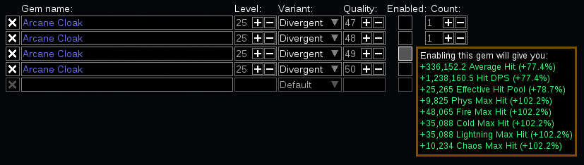 Divergent Arcane Cloak Calculations Wrong (should show 2 ) · Issue #6236 ...
