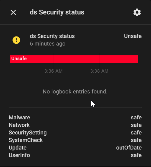 Synology DSM integration falsely reports unsafe security · Issue #50330 · home-assistant/core ...