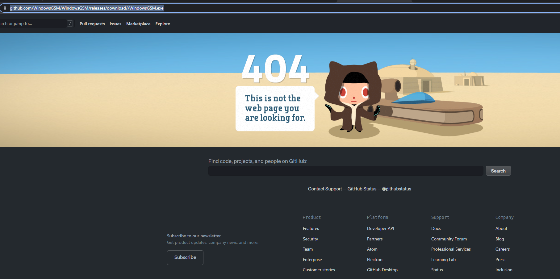 Invalid Download · Issue #120 · WindowsGSM/WindowsGSM · GitHub