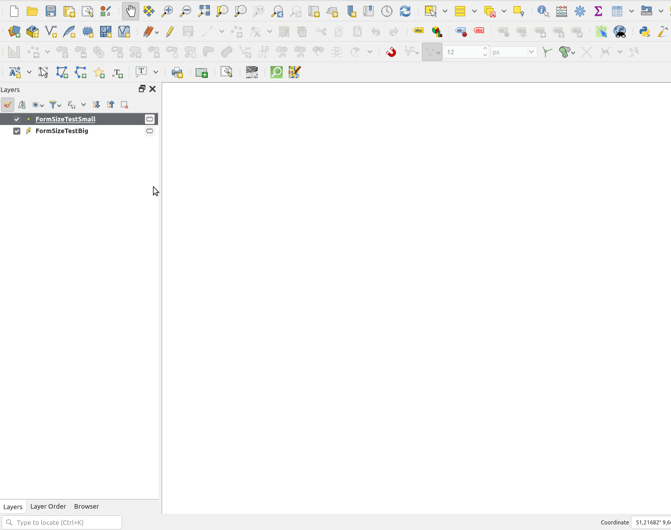 Form window size does not adjust properly · Issue #52263 · qgis/QGIS · GitHub