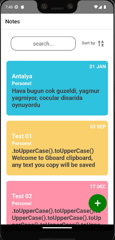Github Bilalkucuk491 React Native Note Tracking App