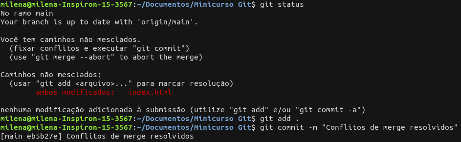GitHub - milenacrios/MiniCurso-Git-e-GitHub: Repositório criado a fim de expor os conteúdos ...