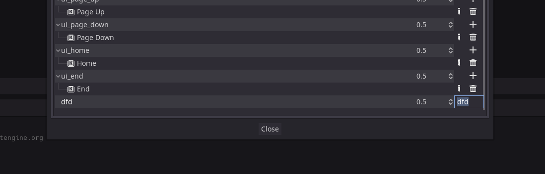 Regression: We can't rename actions in InputMap · Issue #33206 · godotengine/godot · GitHub