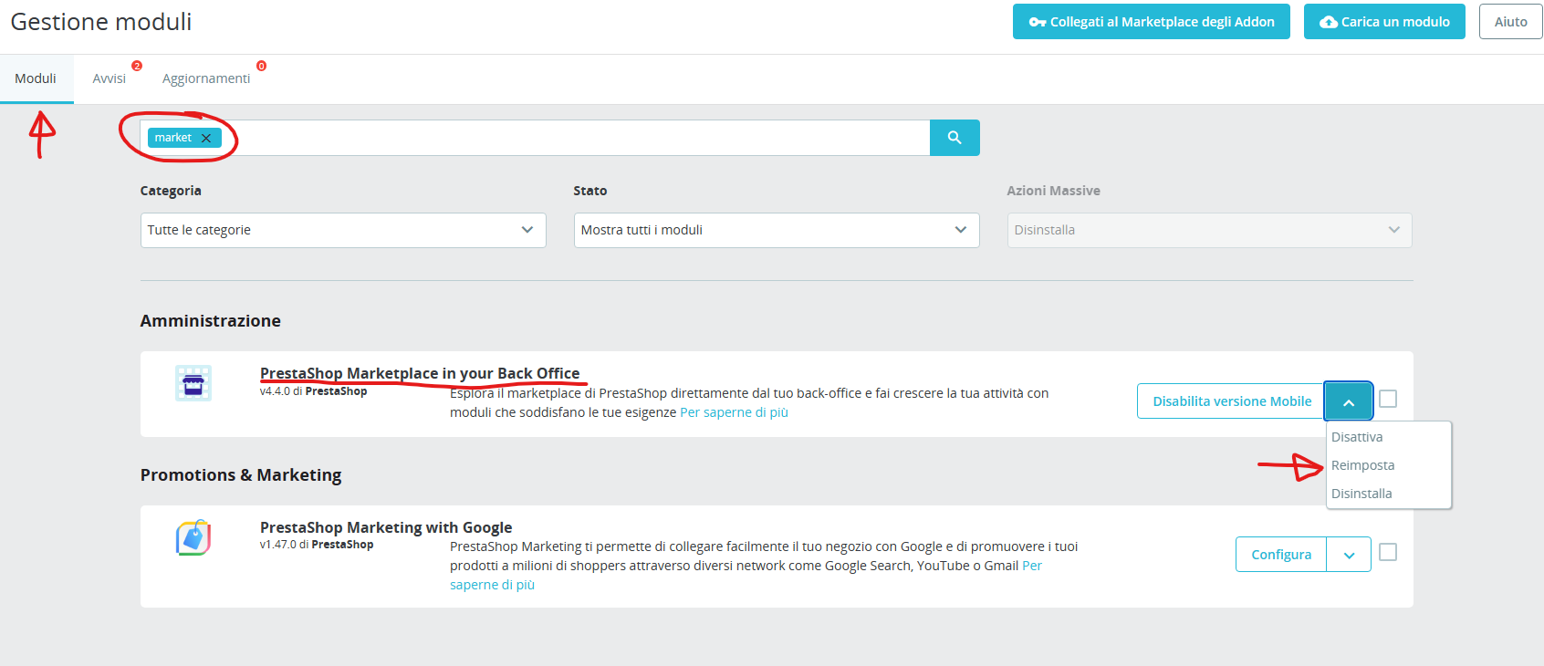 The Controller Adminpsmbomodule Is Missing Or Invalid Prestashop 803 · Issue 32132