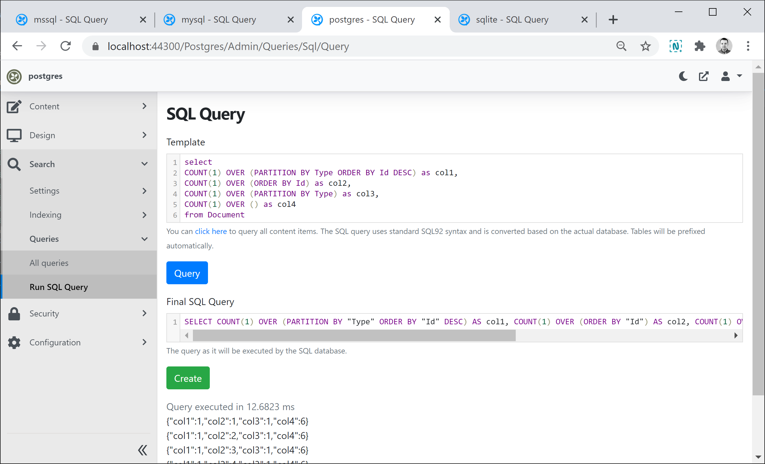 support for SQL window functions · Issue #8763 · OrchardCMS/OrchardCore ...