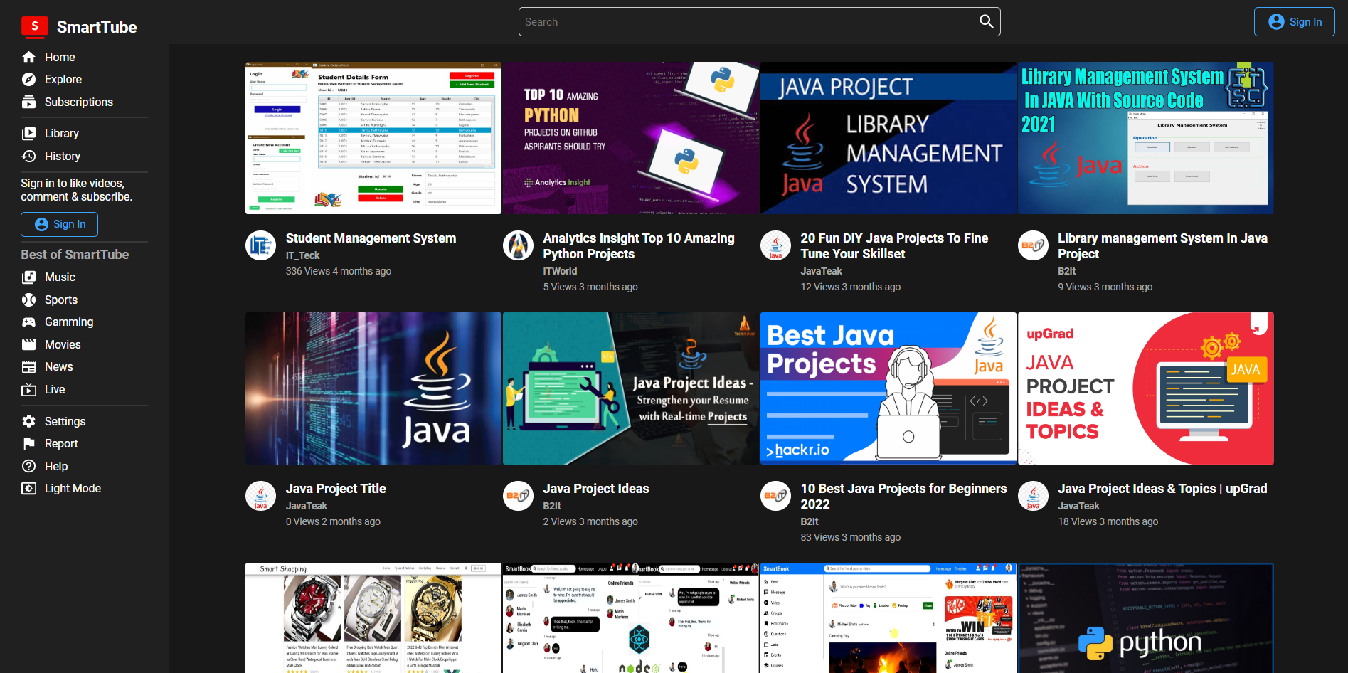GitHub - ushan1996/SmartTube