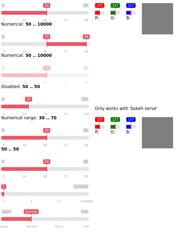Create optional bundle for IonRangeSlider from the examples · Issue #7852 · bokeh/bokeh · GitHub
