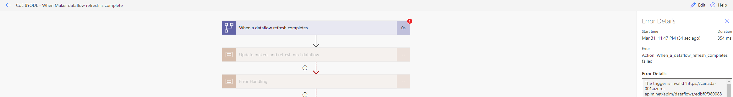 [CoE Starter Kit - QUESTION] Trigger is invalid for all 5 BYODL flows · Issue #5161 · microsoft ...