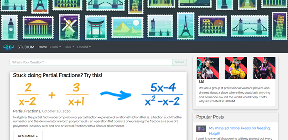 GitHub - Jonathan174/Studium: This project was worked with HTML, CSS, JavaScript and node.js, it ...