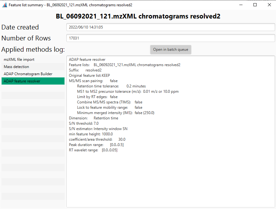 Spectral Deconvolution error, "flist" is null even with verified ...