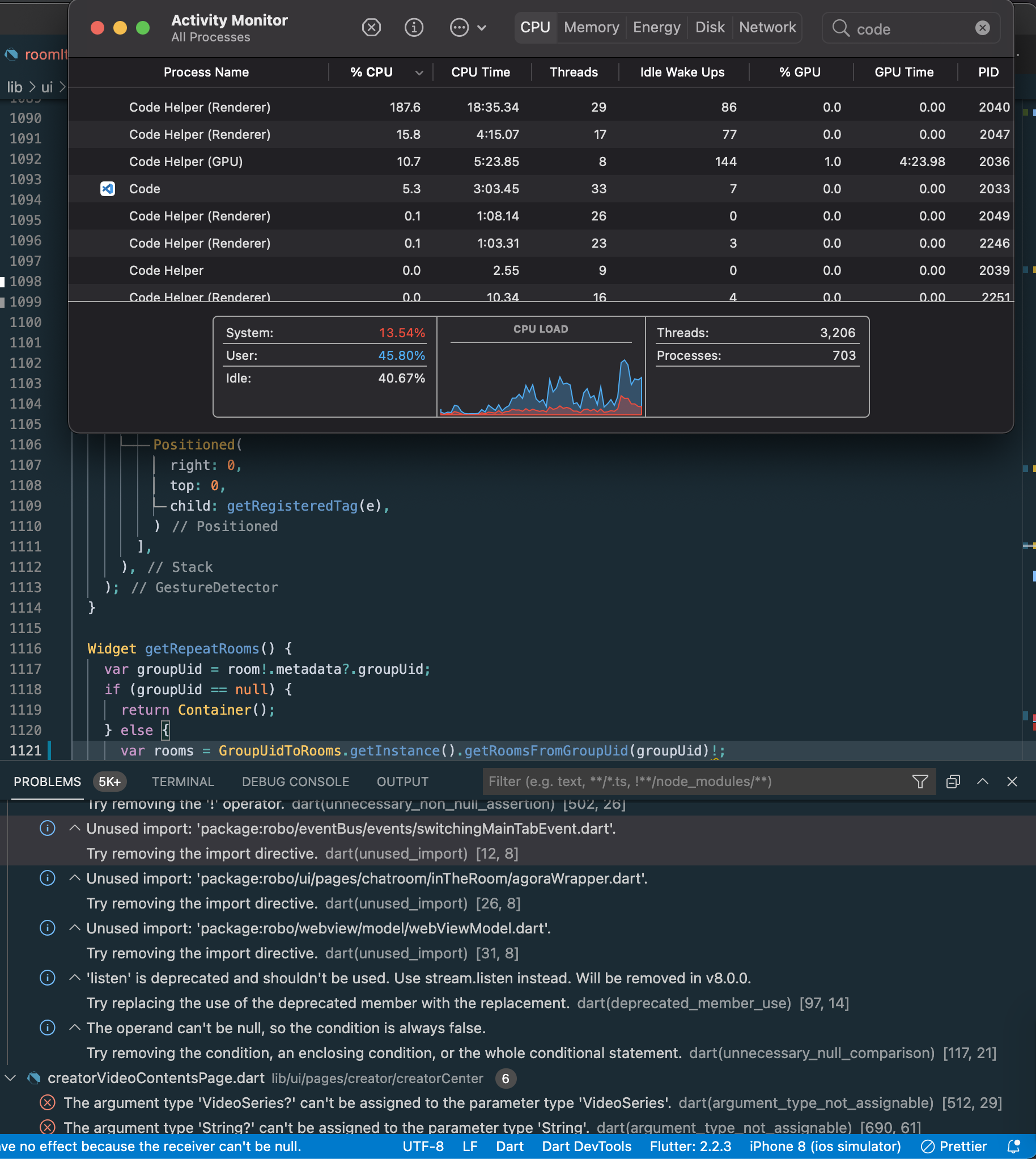 Cpu Become Continue High When I Fixing Errors After Migration Nullable Safety · Issue 3495