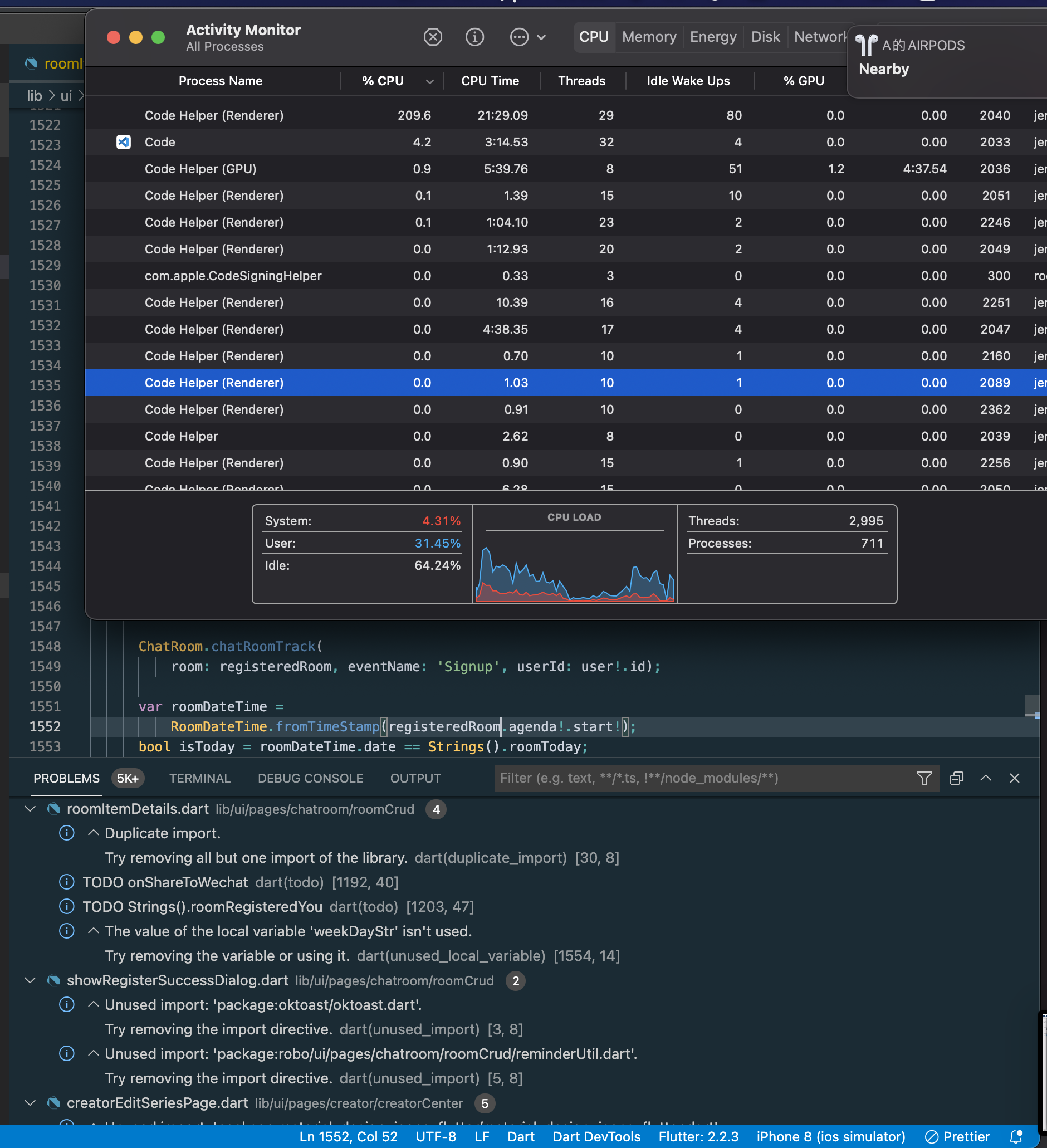 Cpu Become Continue High When I Fixing Errors After Migration Nullable Safety · Issue 3495