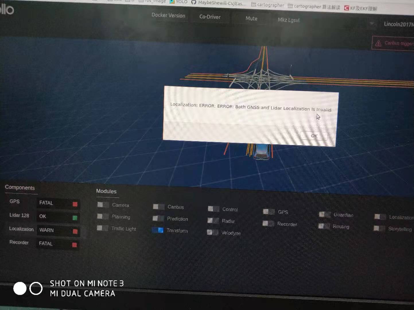 apollo6.0 and LGSVL error:Both GNSS and Lidar Localization is invalid. · Issue #13221 ...
