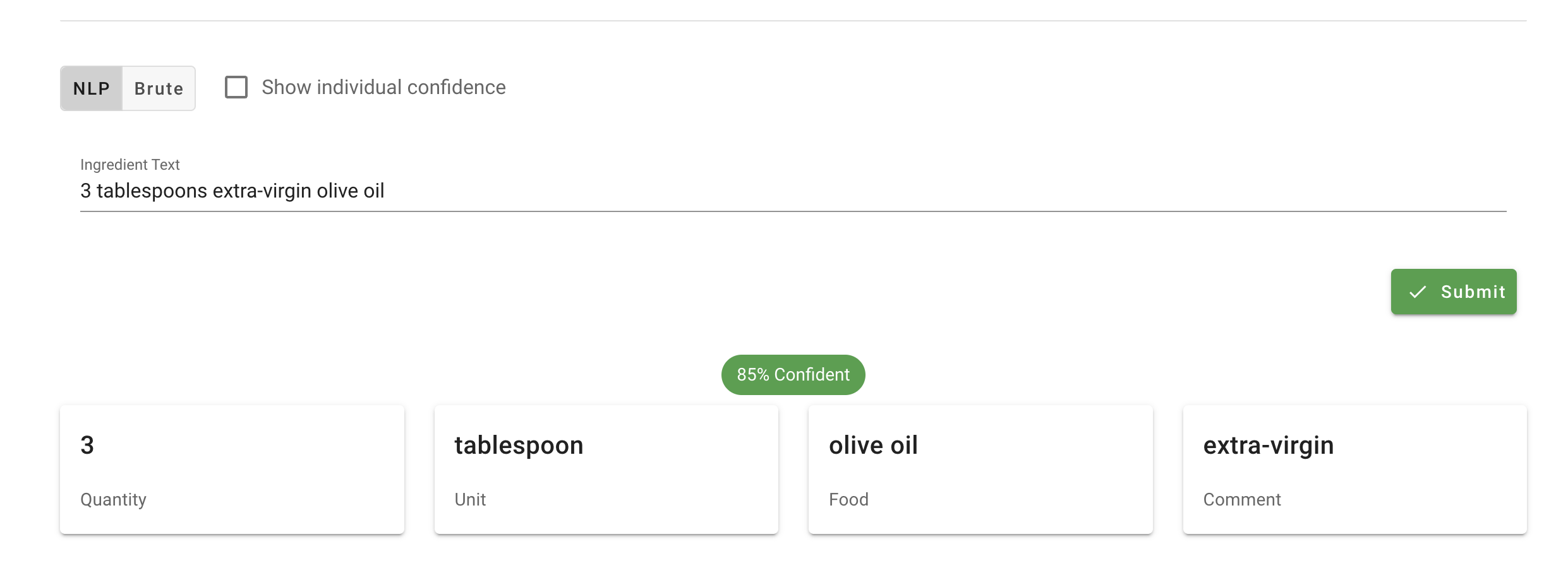 [v1.0.0b] - Ingredients do not get parsed correctly, Is there a way to use brute force by ...