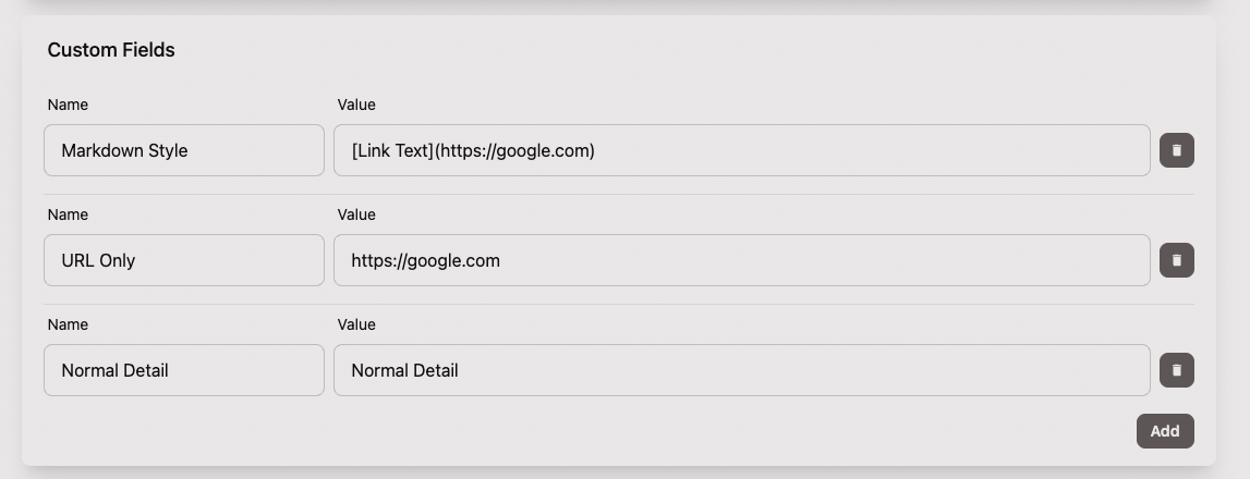 URL field · Issue #96 · hay-kot/homebox · GitHub