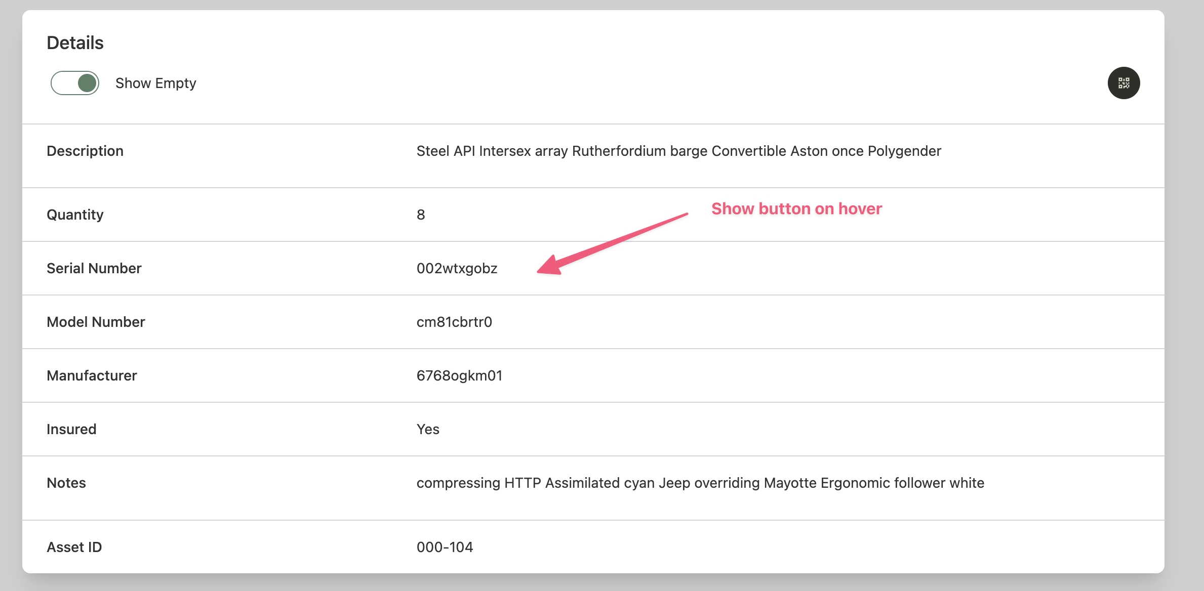 [Task] Key/Value on Items page should be copyable · Issue #230 · hay-kot/homebox · GitHub